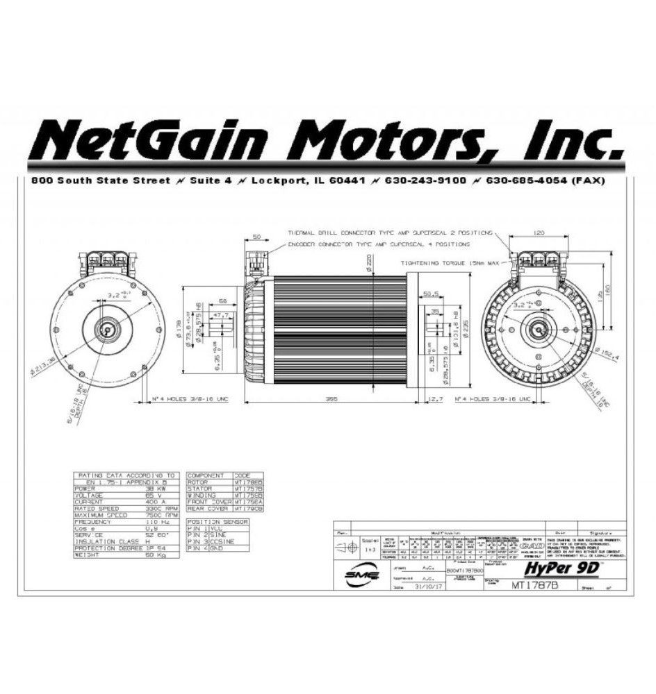 Hyper9 130V 88kW-motor