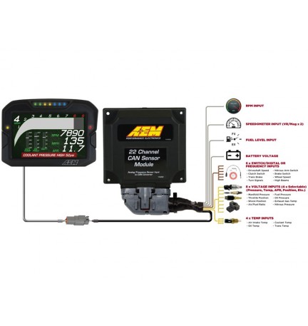 AEM 22 Channel CAN Sensor Module