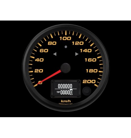 EV Speedometer Gauge 200 km/h 101mm