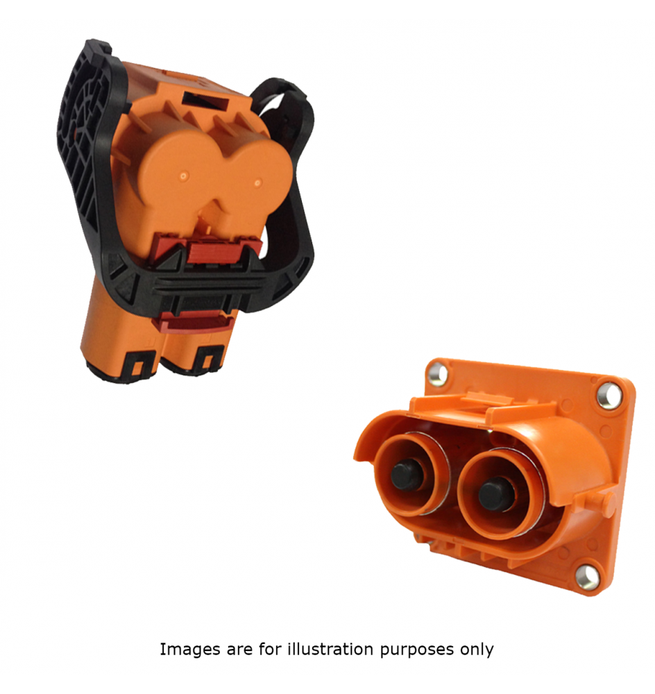 Power connector 2 ways set 1kV 250A Nominal 50mm2 Power connector 2 ways set 1kV 250A Nominal 50mm2