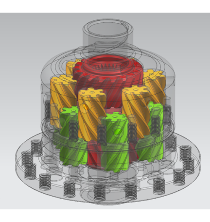 ActionClutch performance differential for large Tesla rear units